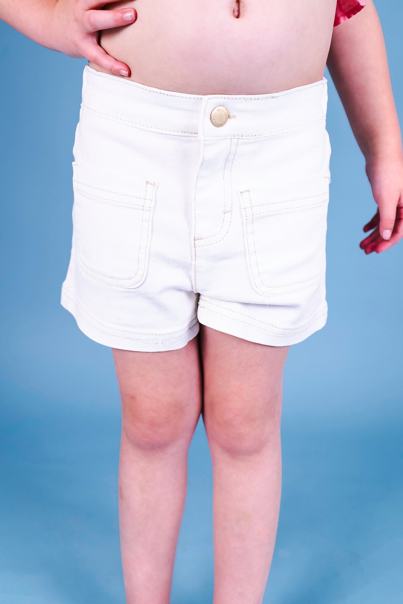 Amanda Crisp White Short (Girl) – Bowfish Kids