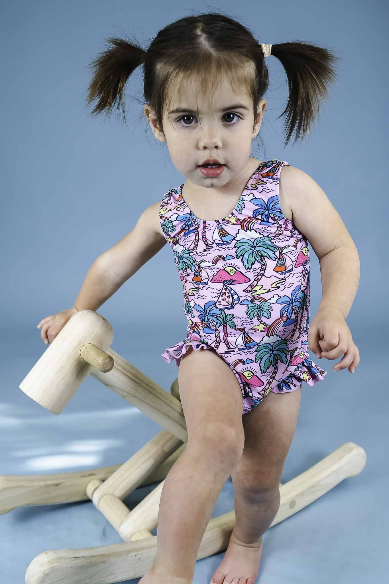 Island UPF 50 Delaney Swimsuit (Toddler Girl) – Bowfish Kids