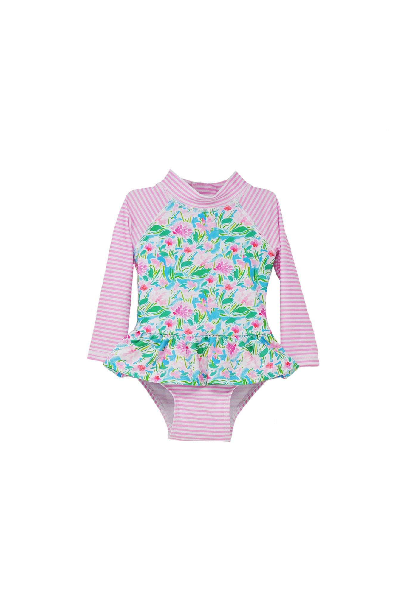 Alissa Lotus UPF 50 Swimsuit (Baby Girl) – Bowfish Kids