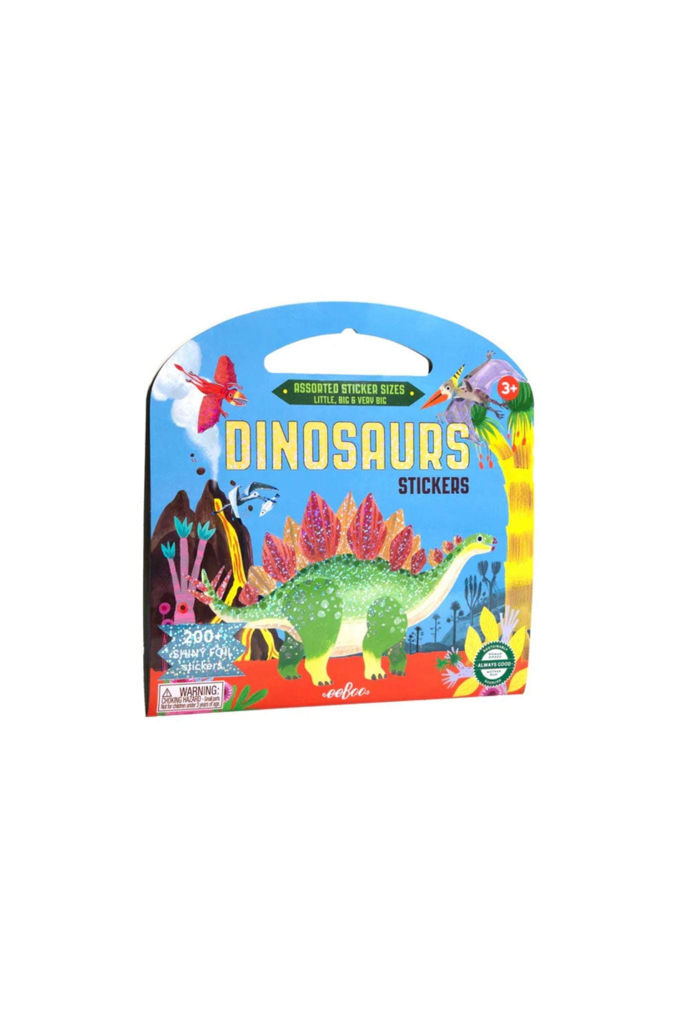 Dinosaurs Shiny Sticker Book (3+ Years) – Bowfish Kids