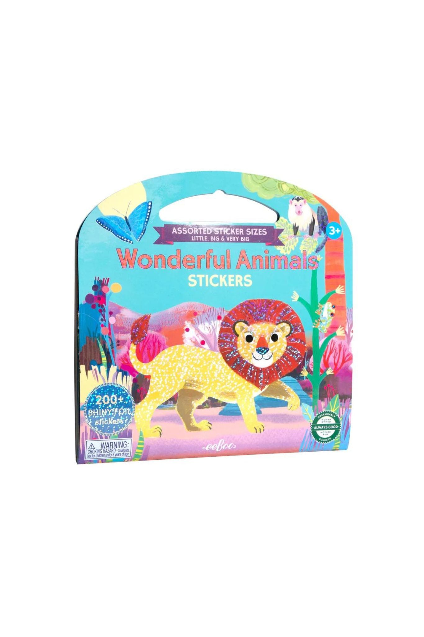 Wonderful Animals Shiny Stickers Book (3+ Years) – Bowfish Kids