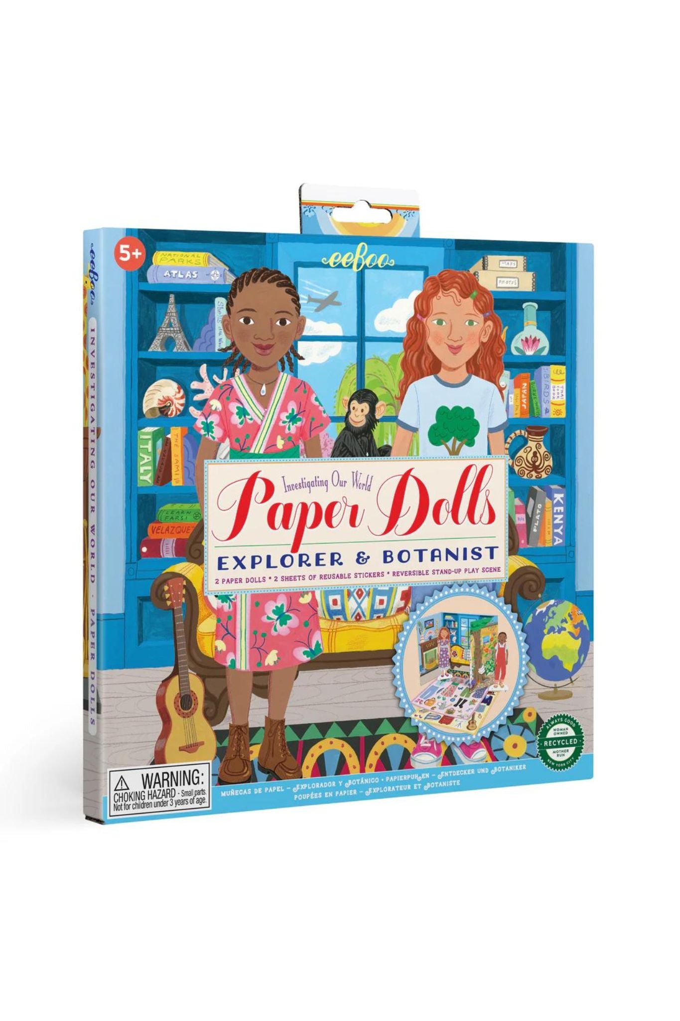 Explorer and Botanist Paper Doll Set (5+ Years) – Bowfish Kids