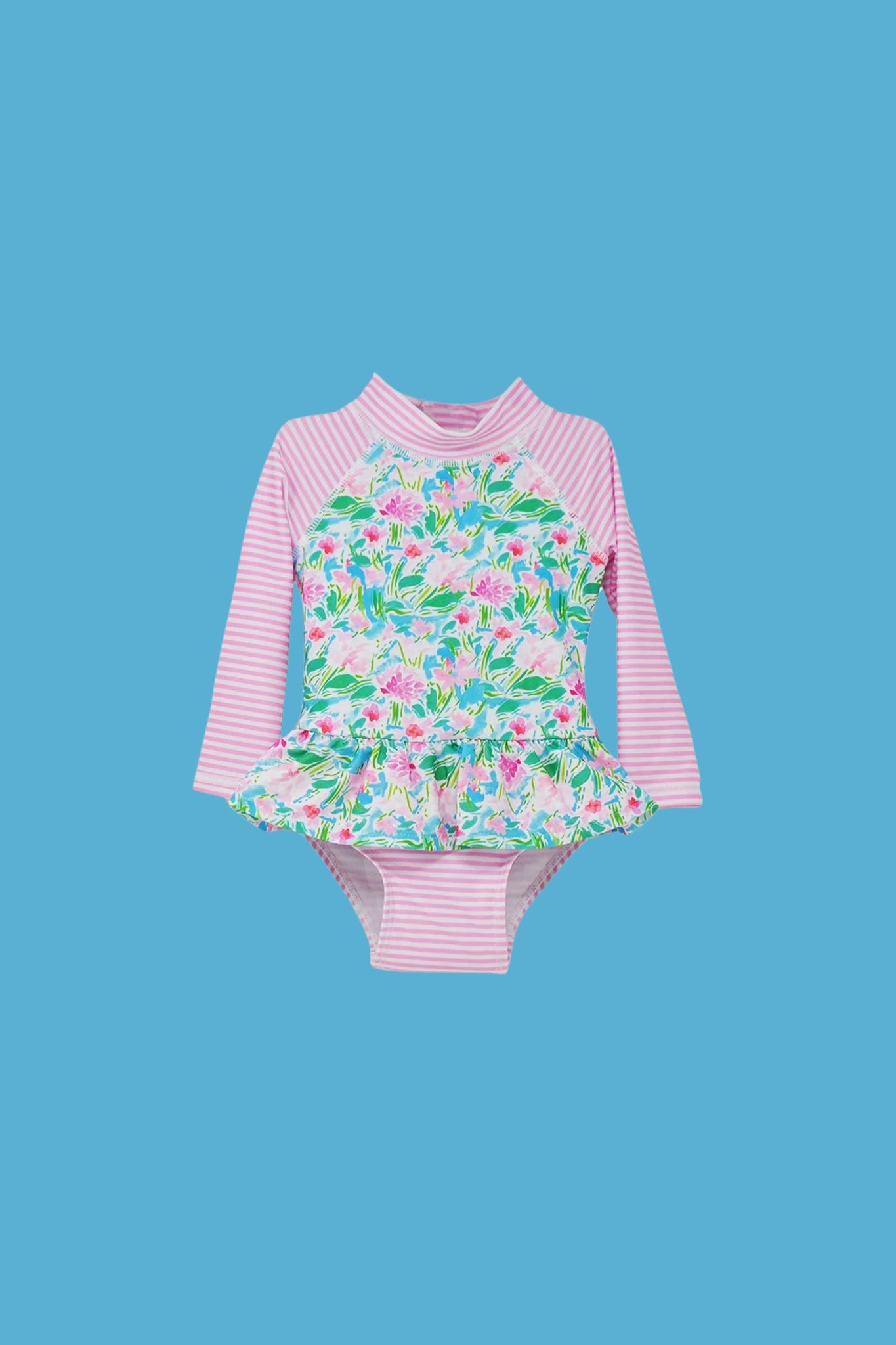 Alissa Lotus UPF 50 Swimsuit (Baby Girl) – Bowfish Kids