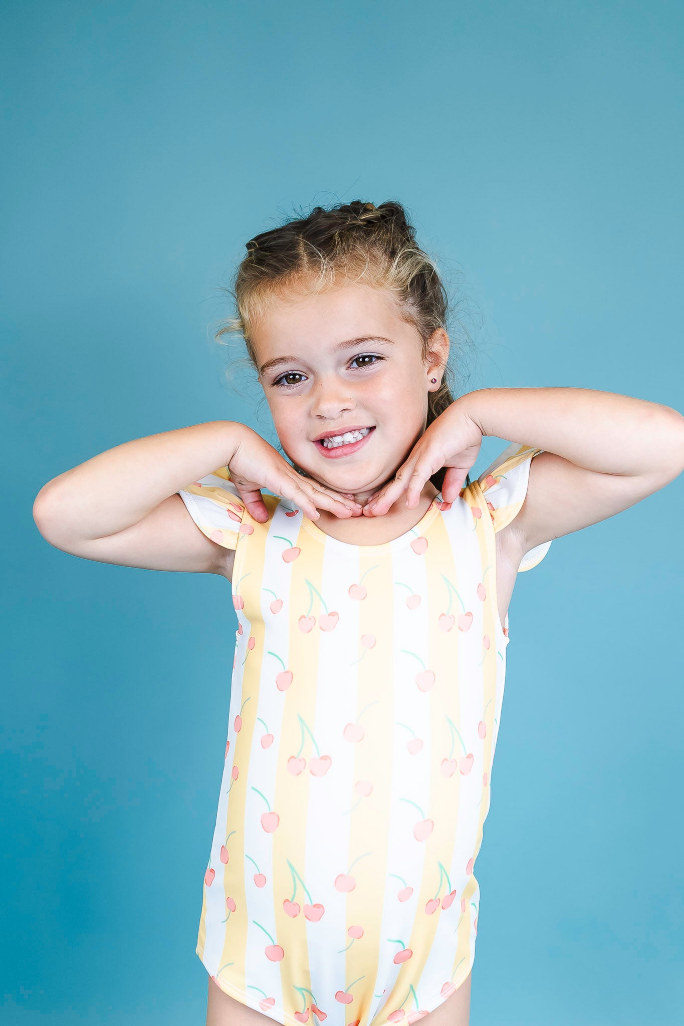 Cherry On Top One Piece Bather (Girl) – Bowfish Kids