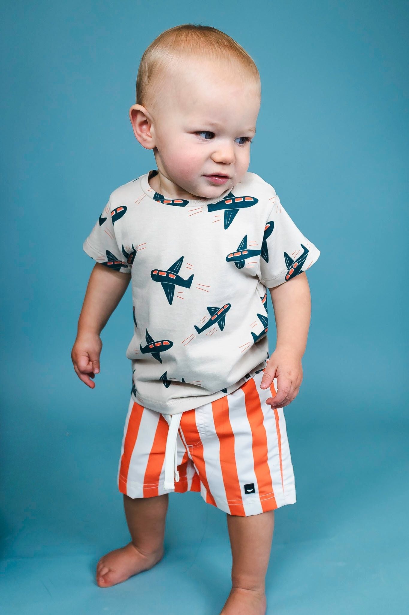 Shell Airplane Tee (Baby Unisex) – Bowfish Kids