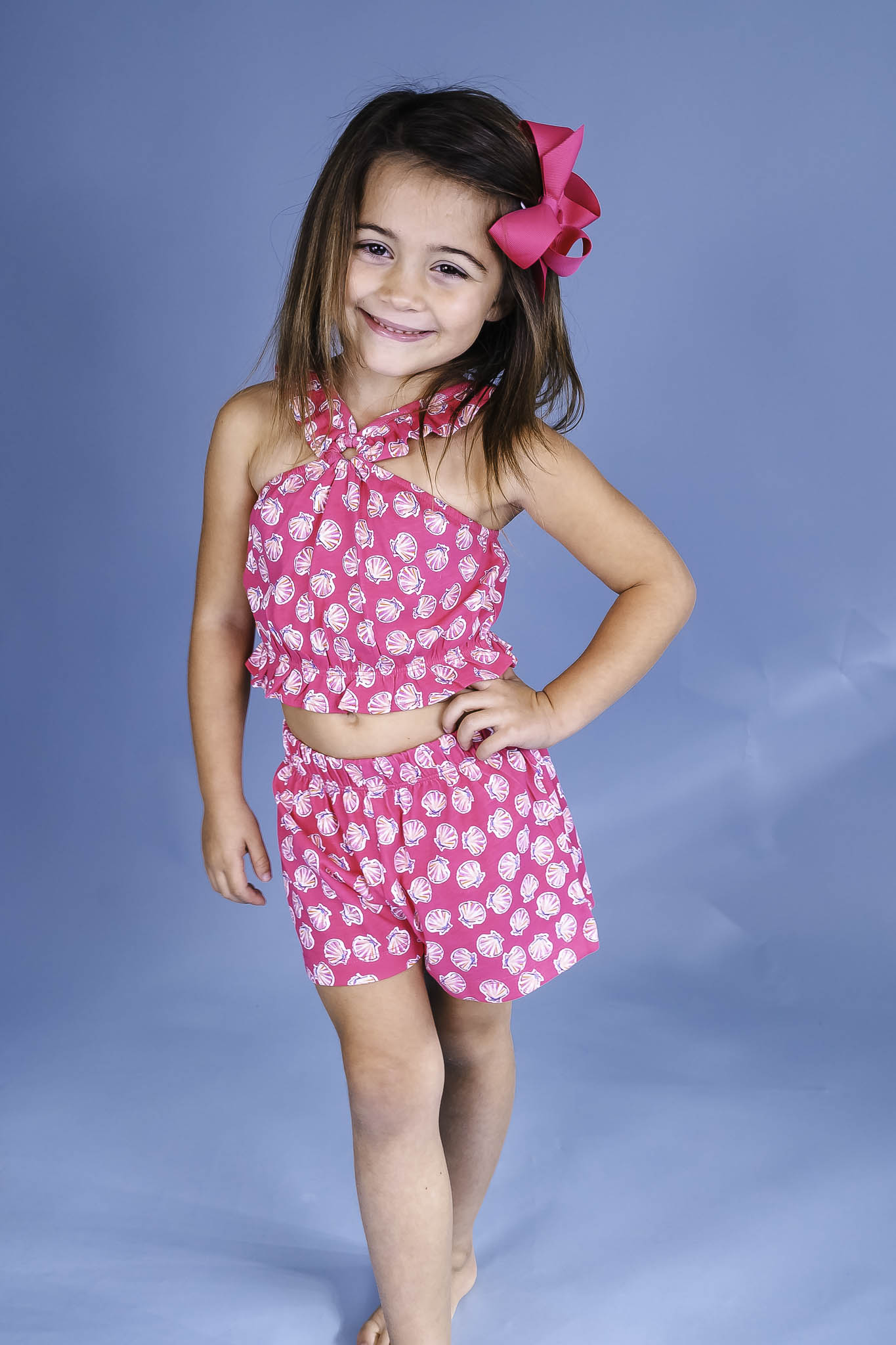 Magenta Seashell Set (Toddler Girl) – Bowfish Kids