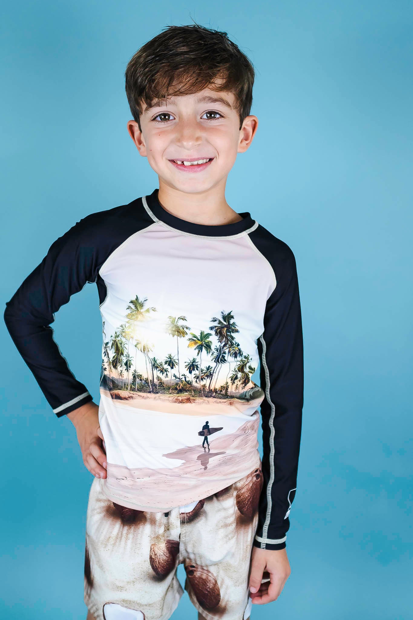 Neptune Island Surf Rashguard (Boy) – Bowfish Kids