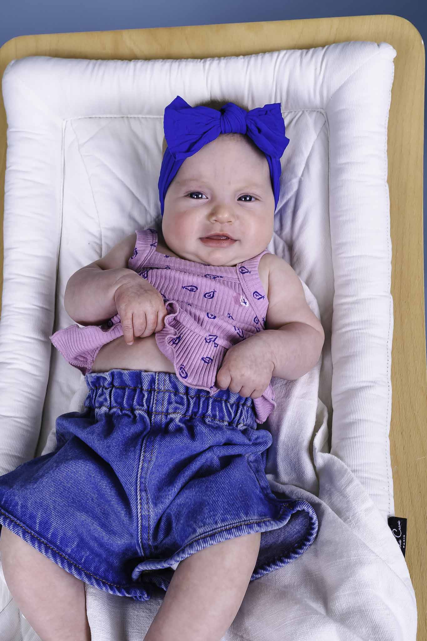 Printed Rib Peplum Top (Baby Girl) – Bowfish Kids