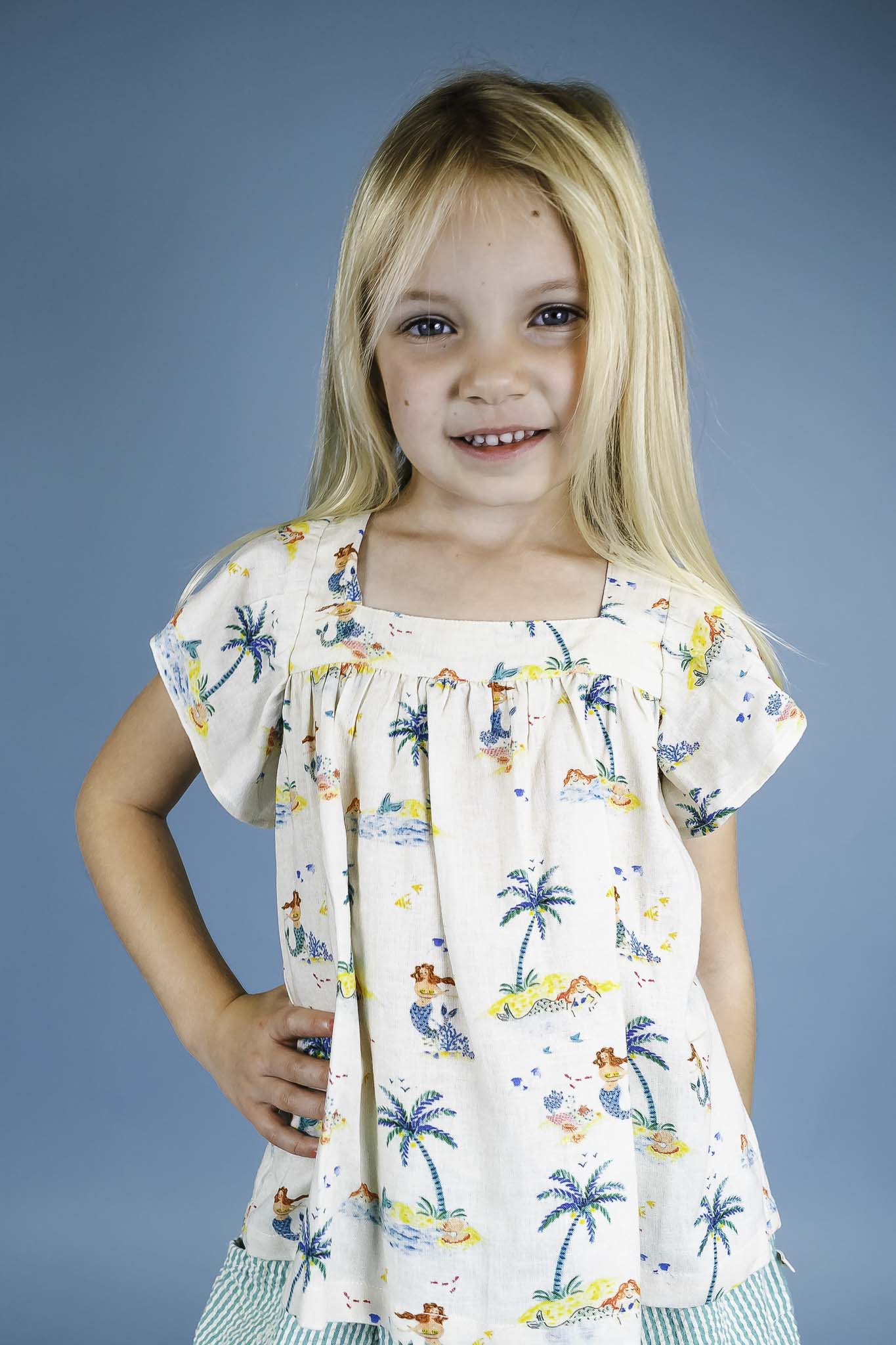 Sirene Mermaid Blouse (Toddler Girl) – Bowfish Kids