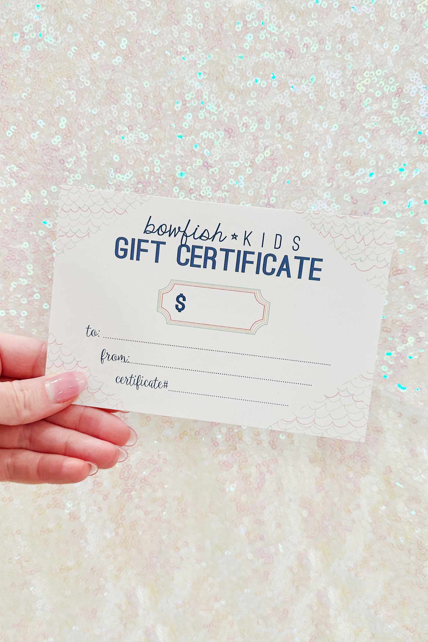 Store Gift Card | Bowfish Kids
