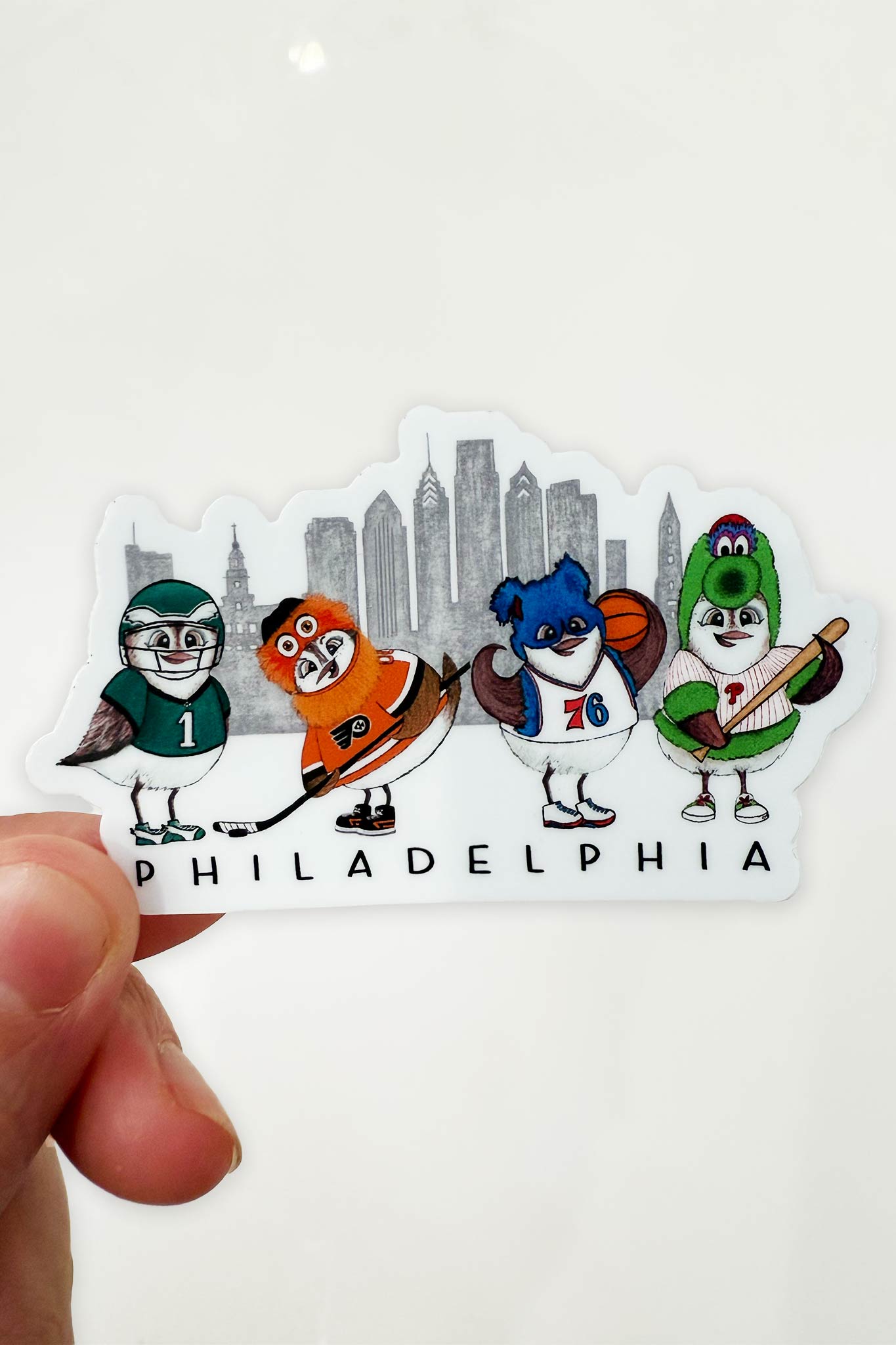 Philadelphia Sports Sticker – Bowfish Kids